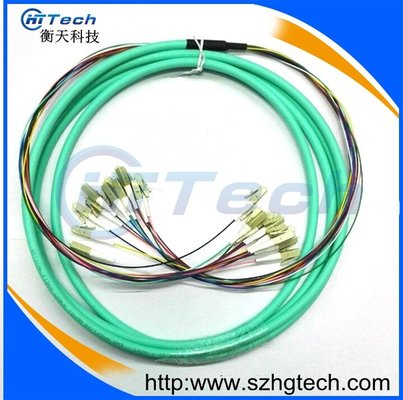 LC-LC 12Core Fiber Optic Patch Cord OS1,OS2,OM3, OM4 supplier