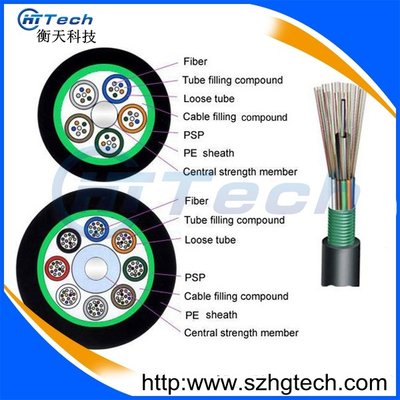 Steel Tape Layer Loose Tube Outdoor Fiber Optic Cable GYTS supplier