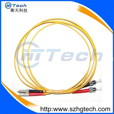 LC To ST Patch Cord Cable Assemblies OM3 Aqua Color Jacket 2.0mm supplier