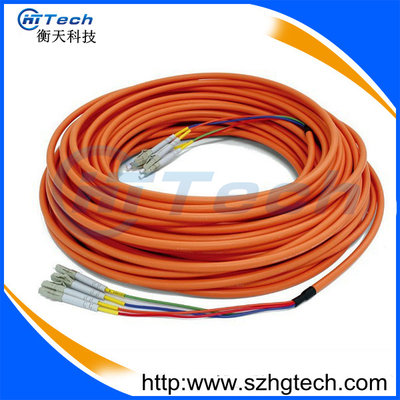 LC Fiber Patch Cord Indoor Multimode Duplex LC To LC Fiber Optic Patch Cable supplier