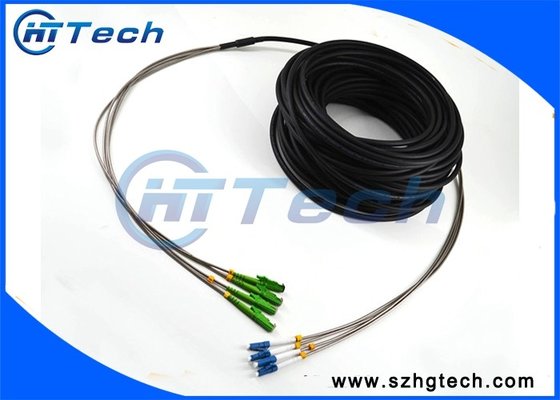 Low Insertion Loss Outdoor And Indoor Fiber Optic Patch Cord LC / SC / ST/ FC supplier