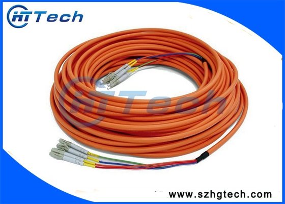 100% Products Test LC To LC 4Cores Fiber Optic Patch Cord SM / MM supplier