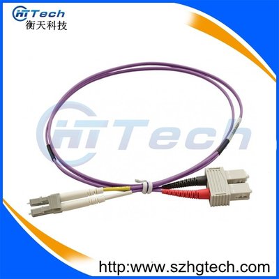 LC-SC 62.5 / 125 MM Duplex 2.0MM 3M Fiber Optic Patch Cable supplier