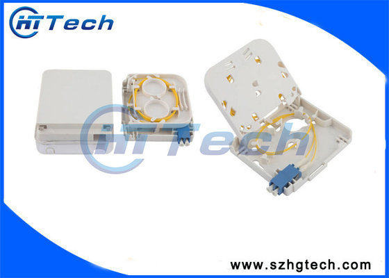 Hua Wei Type 2Port Fiber Optic Terminal Box , 2Core Fiber Termination Box supplier