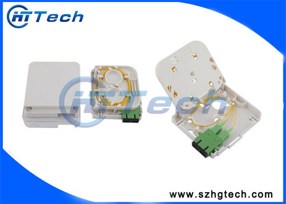 Hua Wei Type 2Port Fiber Optic Terminal Box , 2Core Fiber Termination Box supplier