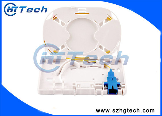 ABS Type 2 Port SC/UPC Fiber Optic Terminal Box SC 1Core Fiber Termination Box supplier
