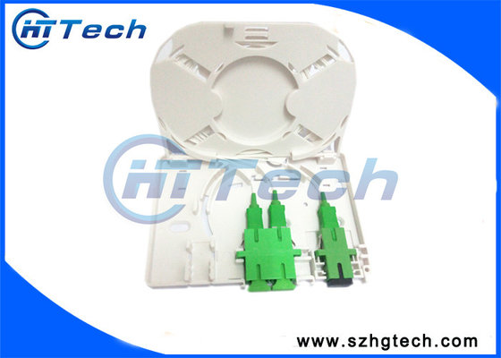 4Cores SC / APC Fiber Optic Termination Box , 2Port SC / APC FTTH Fiber Terminal Box supplier