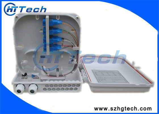 SC APC connector 1x16 PLC Splitter Box , 16Cores Fiber Optical Splitter Box supplier