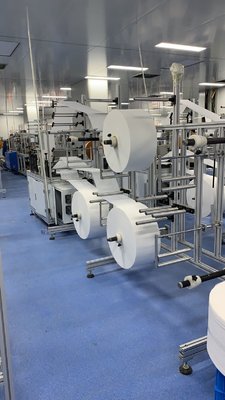 Air Pollution 3 Sections Surgical Face Mask Making Machine