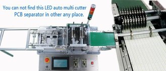 China Motorized PCB Depanelizer Multi-blade PCB Separator With CE ISO Certification supplier