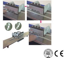 China LED Panel PCB Depaneler With Six Circular Blades For LED Lighting supplier