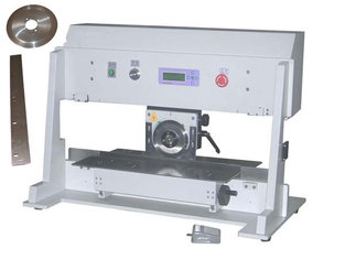 China Automatic PCB Depanelizer With Linear Circular Blades For PCB Assembly supplier