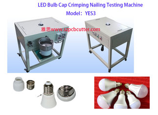 China E10/E14/E27/B22/E40 Bulb Cap Punching Crimping  Machine Bulb Base Nailing supplier