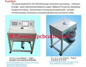 China Bulb Cap Crimping Punching Nailing Machine For E27 E26 B22 E14 Lamp Cap Base supplier