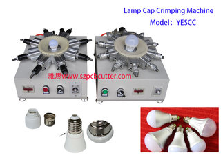 China Bulb Cap Holder Punching Crimping Machine For E27 B22 Lamp Cap Base supplier