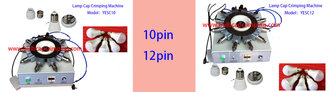 China Lamp Base Crimping Machint Tool For LED Bulb Cap E27 E26 Punching Crimping supplier