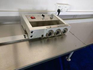 China LED PCB Depanelizer For Aluminium PCB Separator With Six Circular Blades supplier