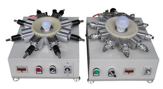 China LED Bulb Cap Crimping Tool B22 E27 LED Bulb Cap Production Assemble Machine supplier