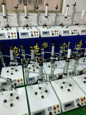 China E27 Bulb Cap Glue Dispenser Robot For Bulb Adhesive Robot supplier