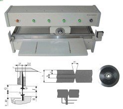 Motorized PCB Separator V Cut PCB Depaneling Machine With CE Certification supplier