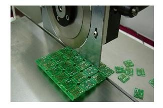 Motorized PCB Separator V Cut PCB Depaneling Machine With One Year Warranty supplier