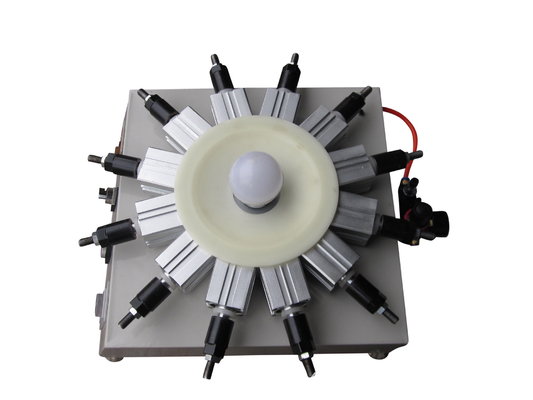 Bulb Cap Punching Crimping Machine For LED B22 E27 Bulb Cap Production Assembly supplier