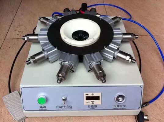 B22 E27 Crimping Punching Machine For B22 E27 Bulb Cap Crimping Punching supplier