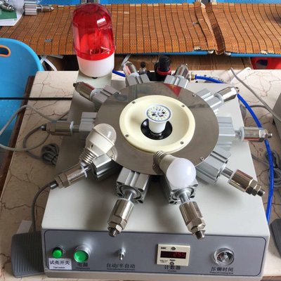 B22 Bulb Cap Punching Crimping Rivet Testing Machine For  Bulb Cap Production supplier