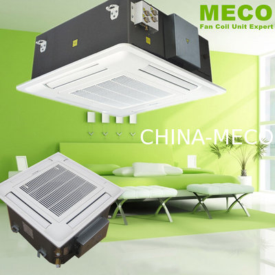 Unidad 4 vías fan coil de cassette-4 way cassette fan coil unit-3.5RT