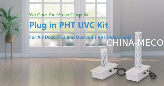 PHT UVC Kit for AHU with UV lamp 254nm, UV air disinfection and sterilization for air handling units to fight with covid