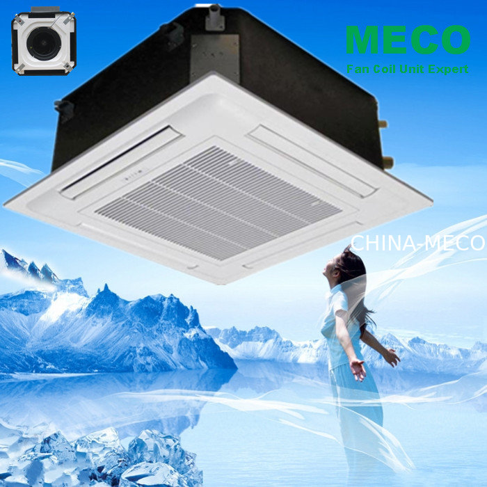 Chilled water ceiling suspended cassette fan coil units 2 pipe system-800CFM