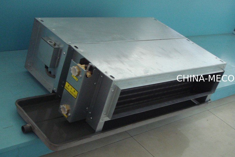 Water chilled ceiling concealed duct type fan coil unit-600CFM 4tubes