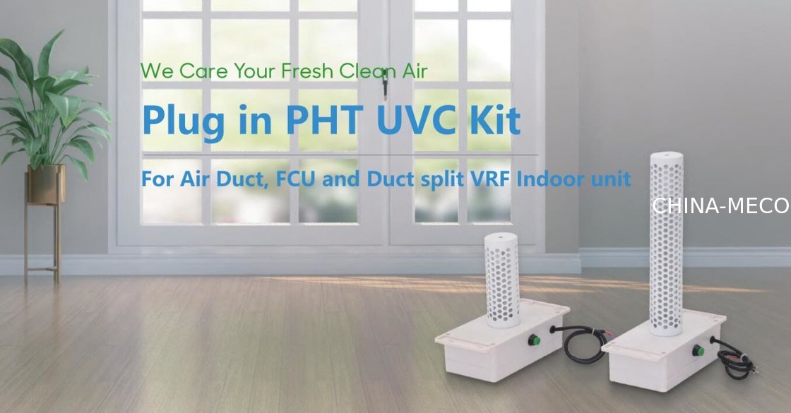 PHT UVC Kit for AHU with UV lamp 254nm, UV air disinfection and sterilization for air handling units to fight with covid