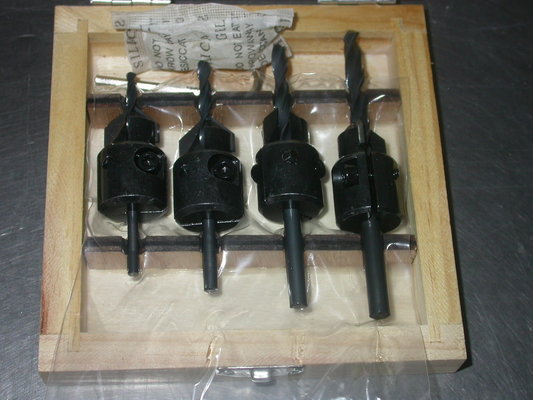 Hinges / countersink TCT drill bits, Brad point or V point