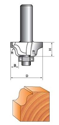 Roman ogee bit