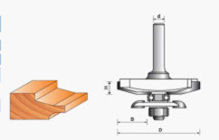 Raised Panel Bit TCT Router Bit With Back Cutters LC3105 15°