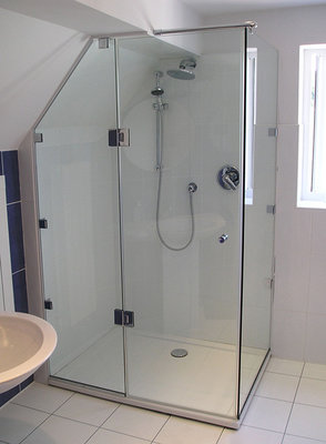 ANSIZ97.1 Straight Corner Shower Enclosure Glass Tempered Safety supplier