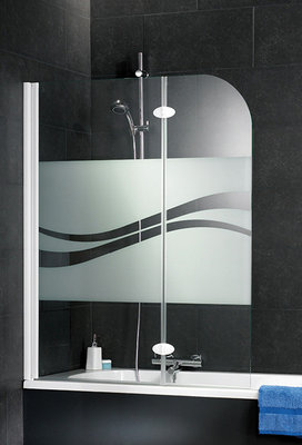 No Frame Glass Shower Doors , Tub Door Glass Thermal Stability supplier