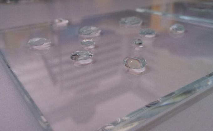 Easy Cleaning Shower Door Glass Transparent Obscure Pattern