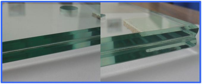 Meeting Room Clear Glass Partition Walls With Laminated Glass Panel ISO 12543