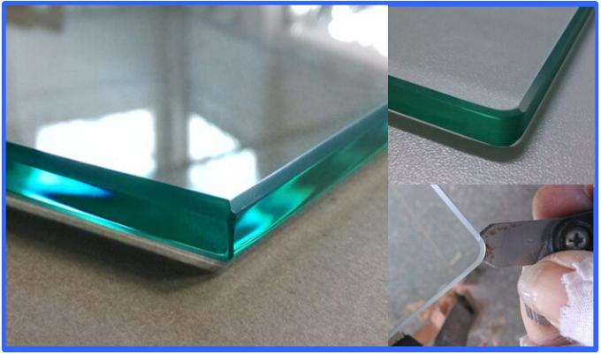 High Strength Full Height Glass Partition With Frosted Pattern