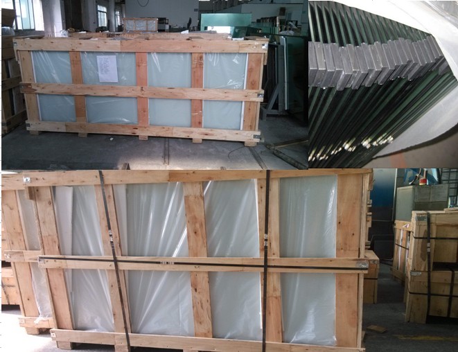 Interior Decorative Sliding Glass Partition Walls Obscure Tempered