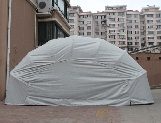 Luxurious folding car garage advertising car headrest cover