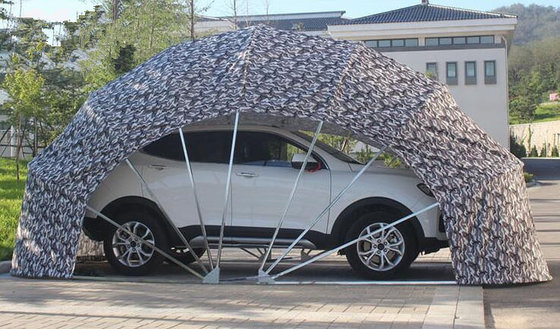 Luxurious folding car garage advertising car headrest cover