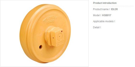 Front Idler Assy For Excavator Spare Parts, Excavator Parts Hyundai Front Idler Assy SHB015-SHB022