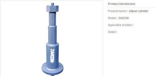 Komatsu / Kobelco Adjust Cylinder For Excavator, Adjustable Cylinder For Excavator Spare Parts