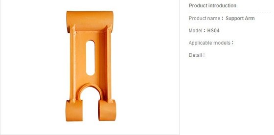 Colorful Excavator Support Arm, Various Support Spare Parts For Excavator HS03, K200, SK200, FX200