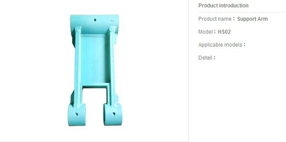 Colorful Excavator Support Arm, Various Support Spare Parts For Excavator HS03, K200, SK200, FX200