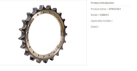Excavator Sprocket Drive Sprocket Rim, Sprocket Segment Excavator Spare Parts OEM