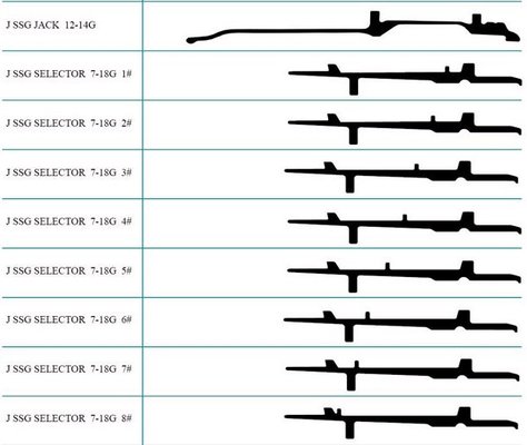 Flat Knitting Machine Needle Other Type Used In Various Knitting Equipment